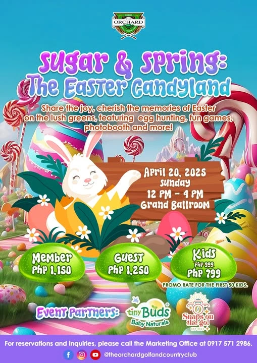 The Orchard Golf & Country Club - Sugar & Spring: The Easter Candyland ...