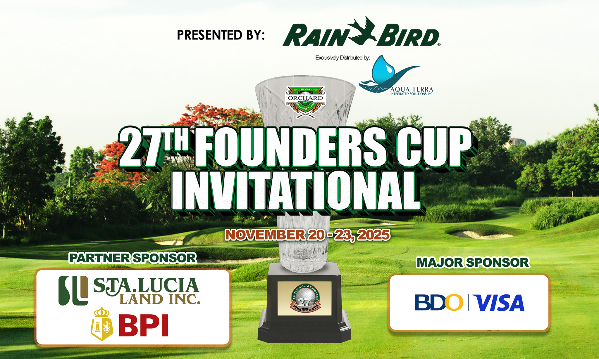 The Orchard Golf & Country Club - 27th Founders Cup Sponsors